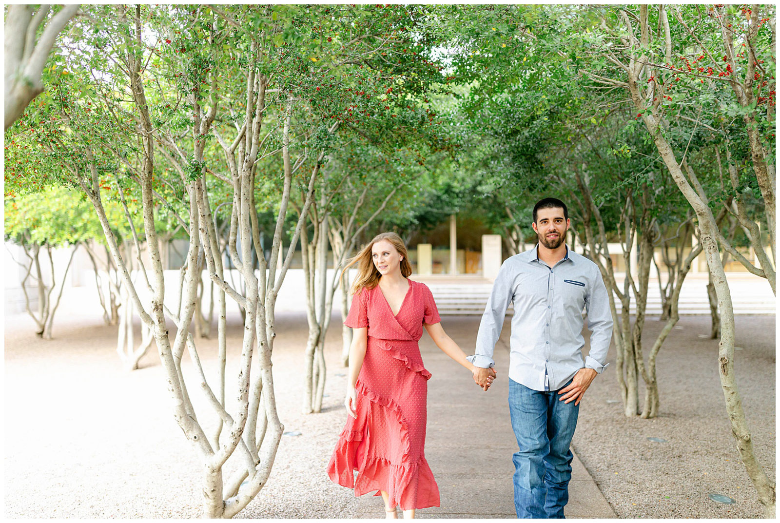 Erika + Justin //Kimbell Art Museum Engagement Session - www ...