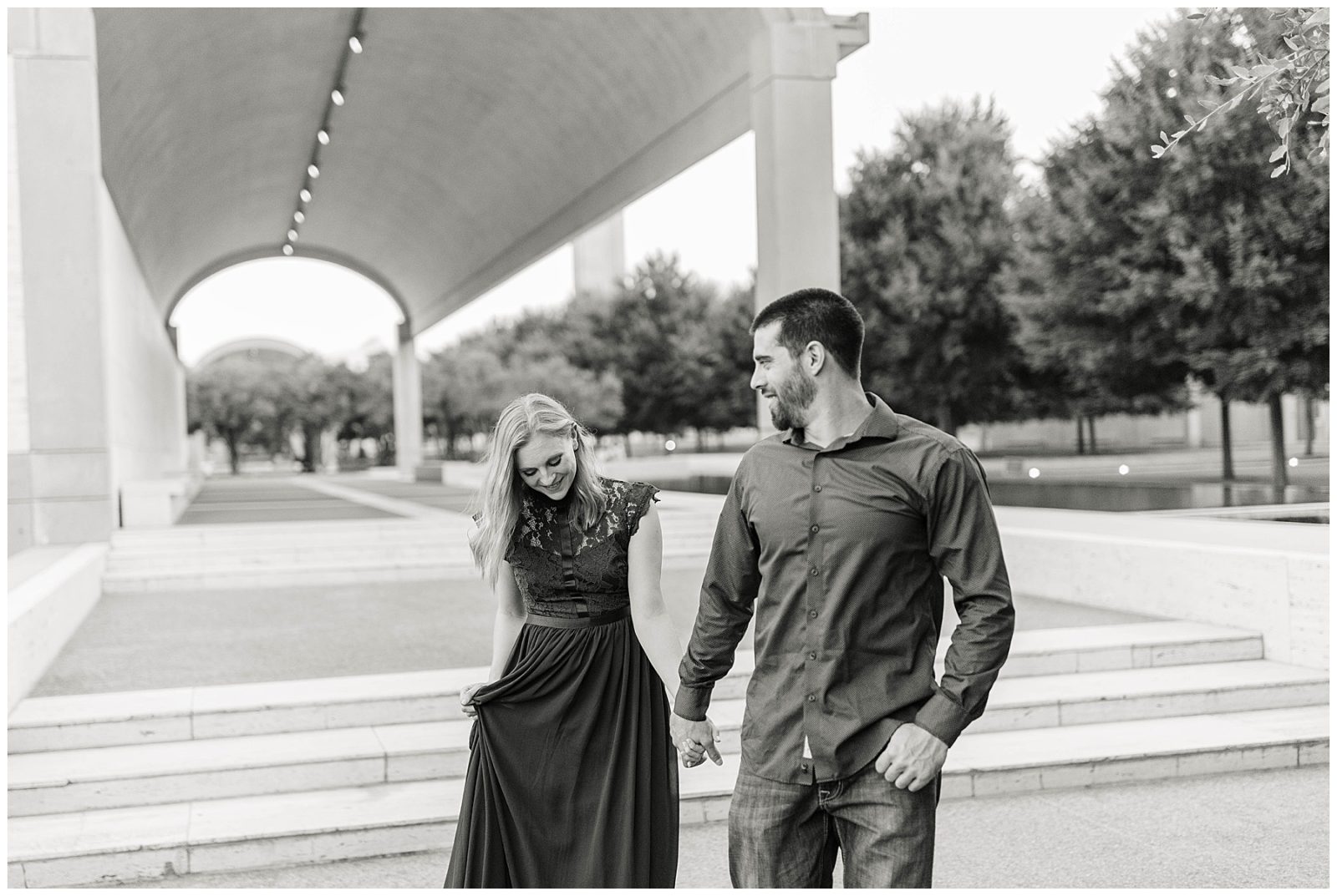 Erika + Justin //Kimbell Art Museum Engagement Session - www ...